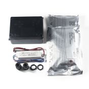 Elipta Compact Bollard Light - Black - 240v