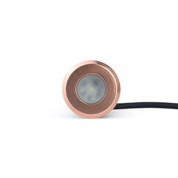 Elipta Navigator Mono - Copper - 12v - White LED - Round